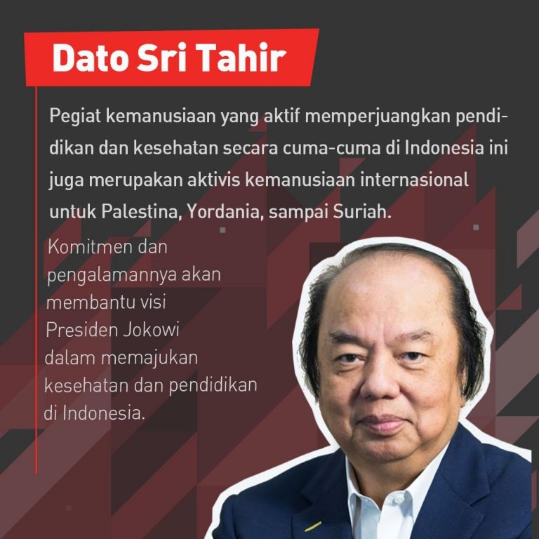 Presiden Jokowi Lantik Dato Sri A. Tahir, Sebagai Anggota Wantimpres 2019-2024 – Beritalima.com