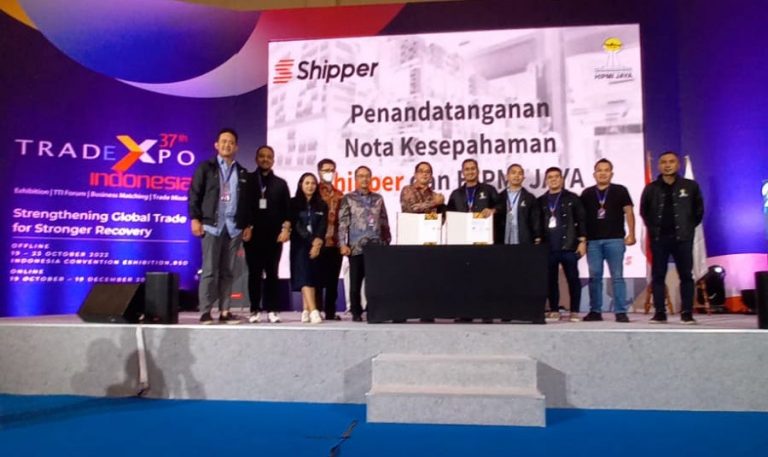 Konsisten Dorong UMKM Naik Kelas, Shipper dan HIPMI Jaya Teken MoU – Beritalima.com