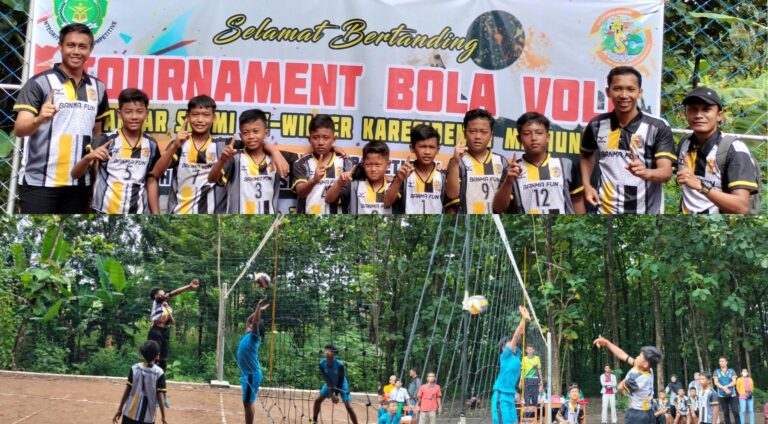 Libas MIN 12 Magetan, SDN Banjerejo Juara I Turnamen Bola Voly se ...